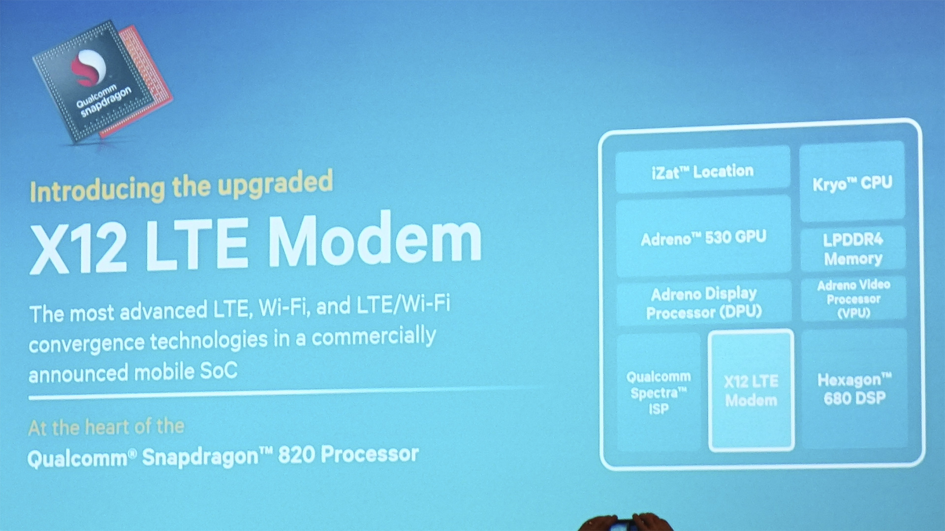 高度差異化功能，Qualcomm Snapdragon 820 內建 X12 LTE Modem - BenchLife.info