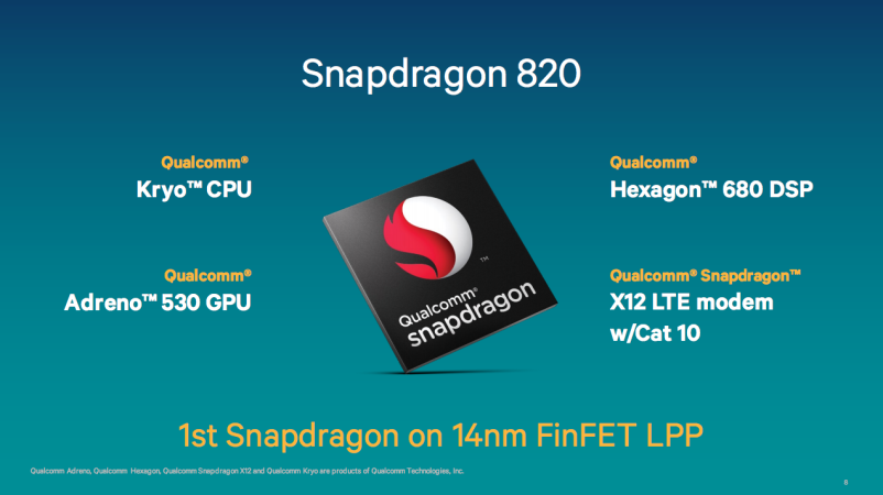 Qualcomm Snapdragon 820 數據曝光，小米新旗艦代號「Gemini」 - BenchLife.info
