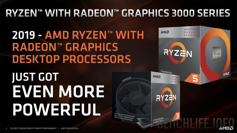 ryzen with radeon graphics 3000 series - BenchLife.info