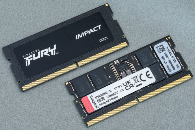 內建 PnP 機能、支援 XMP 3.0，Kingston Fury Impact DDR5-4800 SODIMM 實測 - BenchLife.info