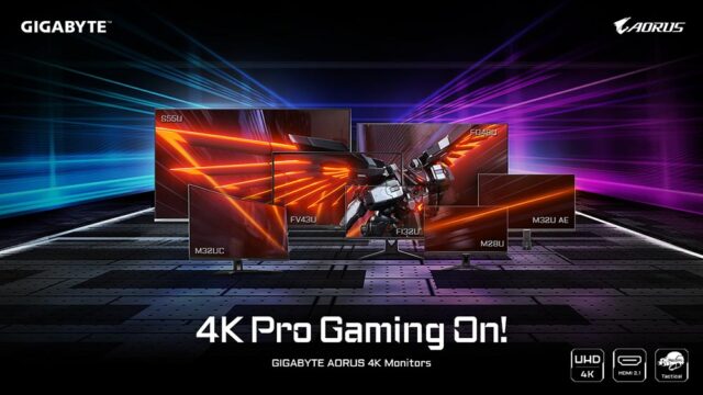 GIGABYTE 4K 電競螢幕產品線完整布局，多款機種獲全球媒體肯定 - BenchLife.info
