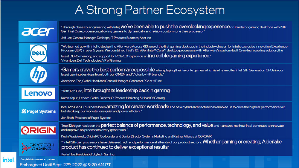 Intel Innovation 2022：第 13 代 Core 桌上型處理器創造最強遊戲體驗 - BenchLife.info