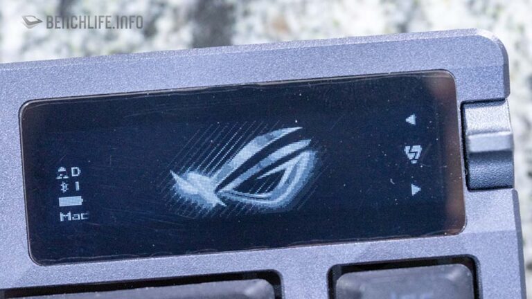 2-inch OLED display panel and pluggable switch design, ROG Azoth 75% ...