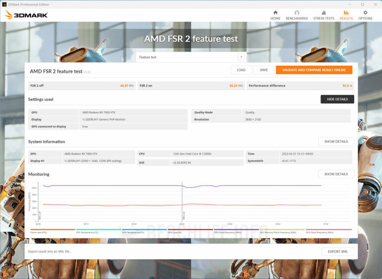 3DMark AMD FSR feature test (2) - BenchLife.info