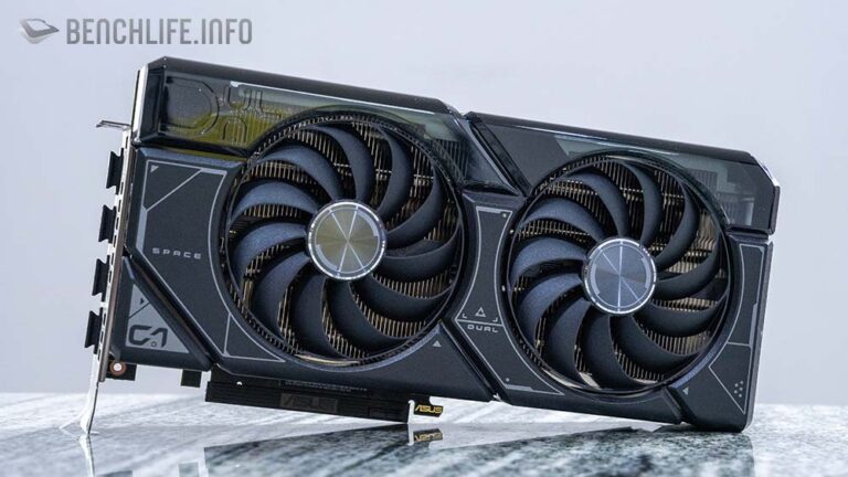 不失效能的 2.56 槽雙風扇設計，ASUS Dual GeForce RTX 4070 實測 - BenchLife.info