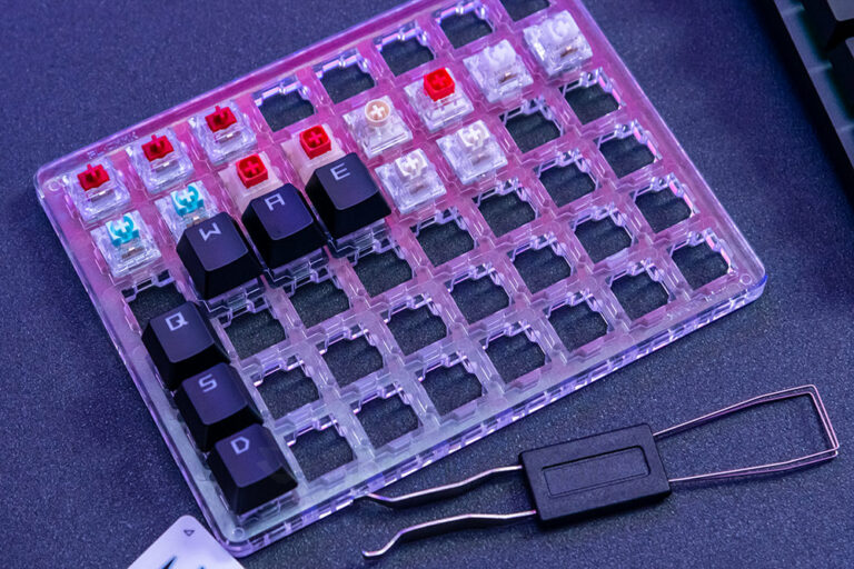 ROG NX Snow 鍵軸搭 ROG Omni 接收器，ASUS 展出 ROG Strix Scope II 96 Wireless 等鍵鼠 ...