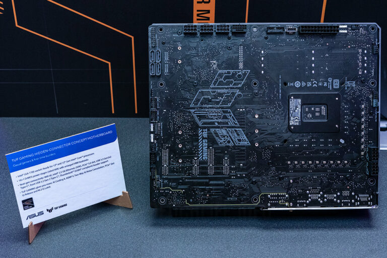 ASUS TUF Gaming Hidden-Connector Concept Motherboard (2) - BenchLife.info