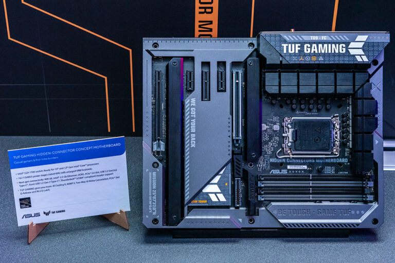 ASUS Reveals Conceptual Back-Plug Motherboard and NVIDIA GeForce RTX ...