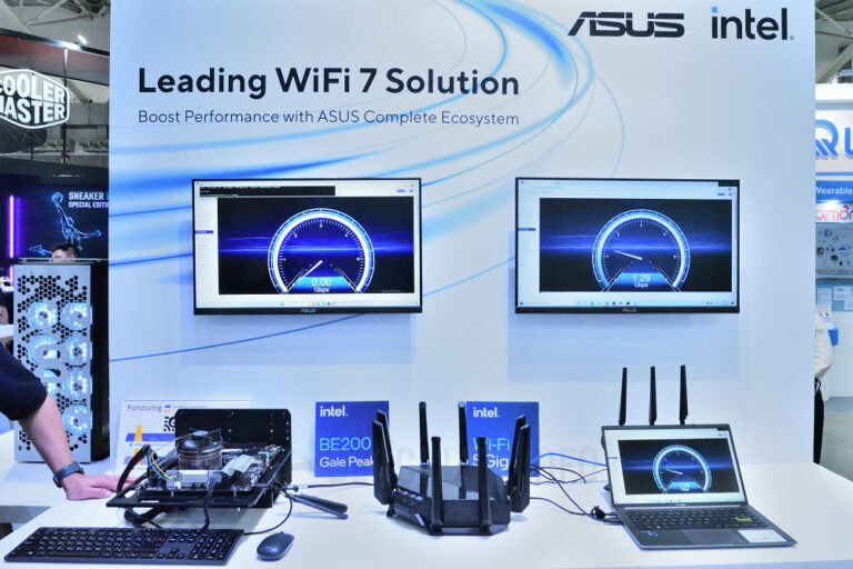 Intel 低調動態展出 Wi-Fi 7 無線網路卡，實測傳輸速率達 4.68Gbps 以上 - BenchLife.info