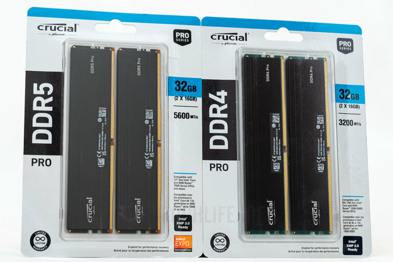 組裝電腦另類新選項，Crucial DDR5 Pro、DDR4 Pro 記憶體模組實測 - BenchLife.info