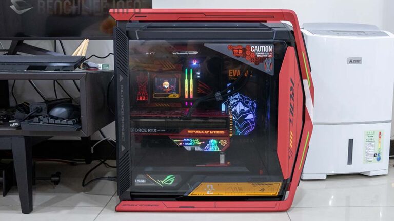 這一台電腦就是特別香，明日香為主題的 ROG x EVAGENLION 第二彈開箱實裝 - BenchLife.info