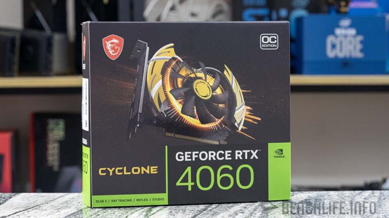 這隻螳螂走得就是一個情懷，單風扇 MSI GeForce RTX 4060 Cyclone 動手玩 - BenchLife.info