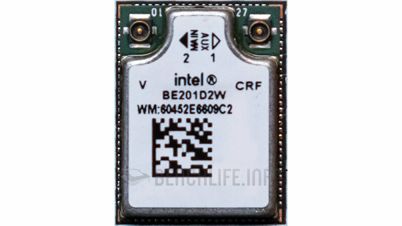 CNVio3 設計能與新一代筆電搭配，Intel 推出 Wi-Fi 7 BE201 無線網路模組 - BenchLife.info