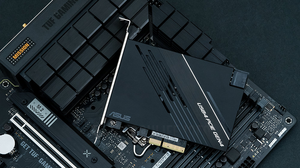 舊主機板簡單擴充也能體驗 USB4，ASUS USB4 PCIe Gen4 Card 開箱 - BenchLife.info