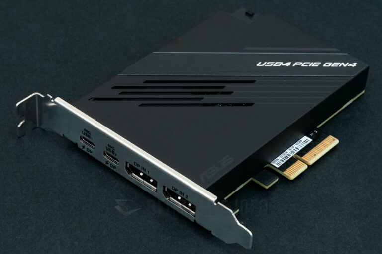 舊主機板簡單擴充也能體驗 USB4，ASUS USB4 PCIe Gen4 Card 開箱 - BenchLife.info
