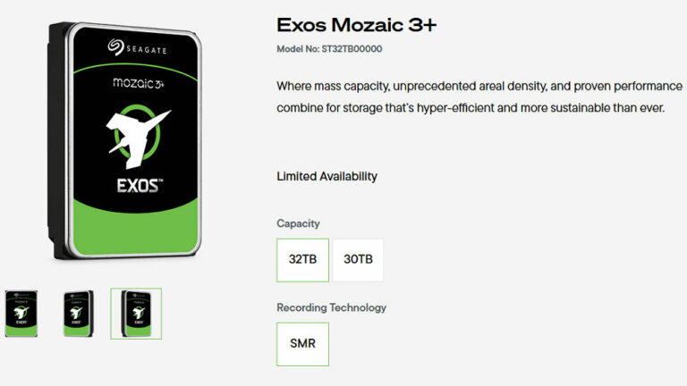 Seagate 釋出 Exos M 3+系列硬碟，採用 Mozaic 3+ 技術平台容量最高 32TB - BenchLife.info