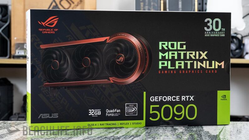 眾多旗艦中的最旗艦，ASUS ROG Matrix Platinum GeForce RTX 5090 30th Anniversary ...